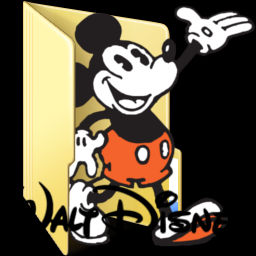 Walt Disney Folder Icon by Animaniacc on DeviantArt