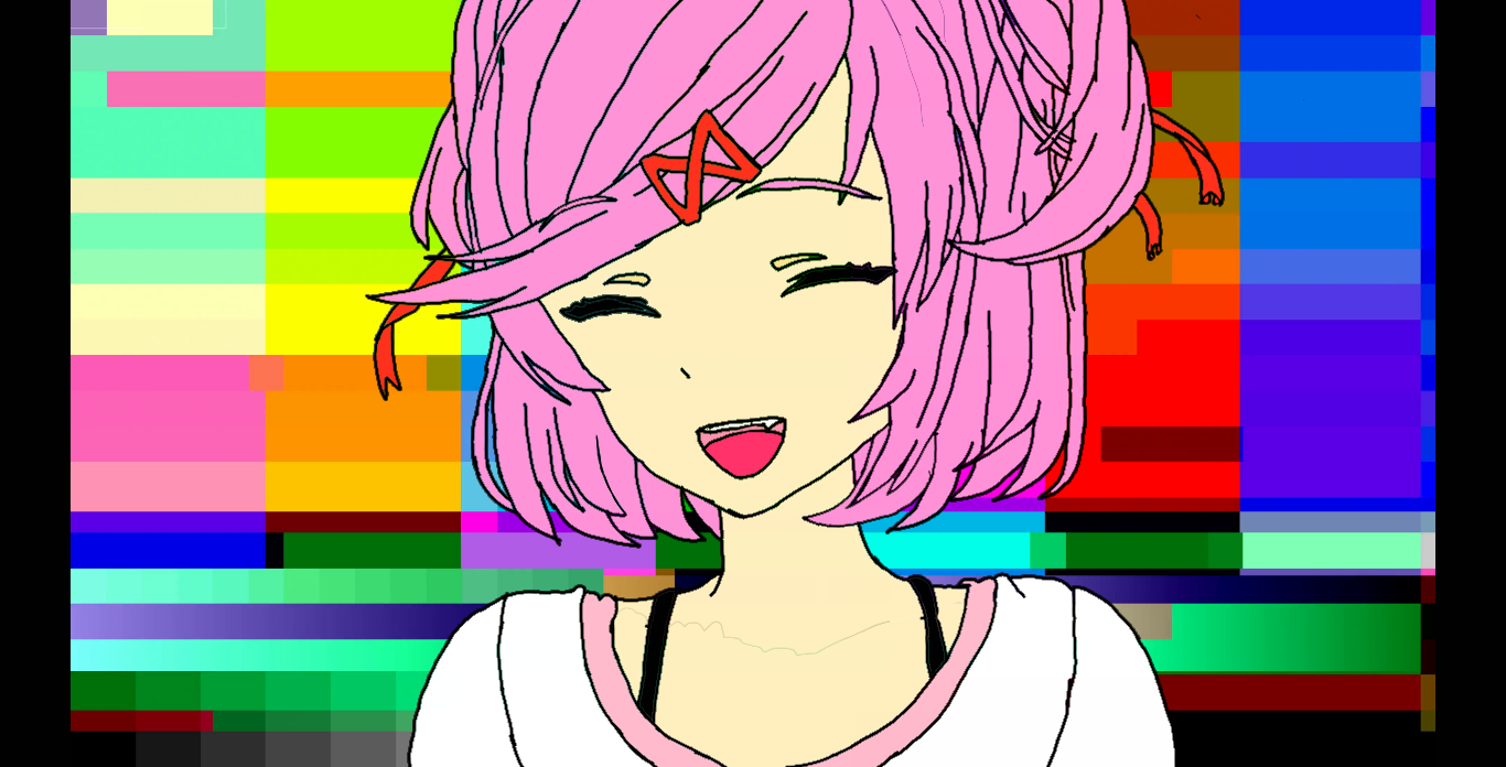 Natsuki DDLC Drawing by JosieTheKitten1o1 on DeviantArt