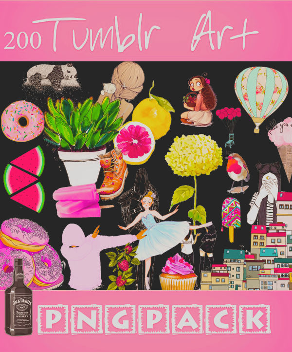 200 Tumblr Art Pngpack 2016 by LilithDemoness on DeviantArt
