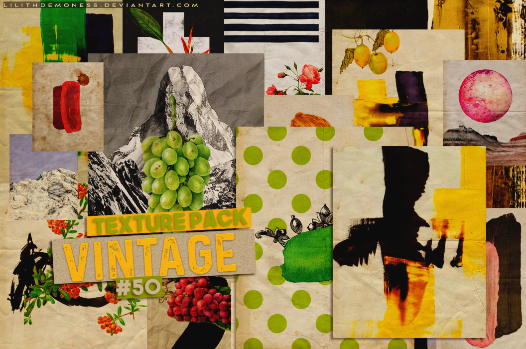 Vintage Texture Pack #50 by LilithDemoness on DeviantArt