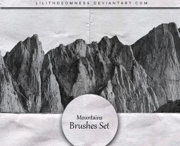 Mountains Brushes #20 by LilithDemoness on DeviantArt