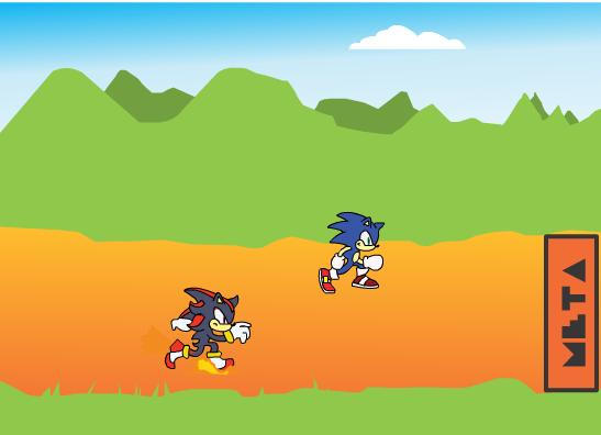 SONIC vs SHADOW race game by emeraldsaber on DeviantArt