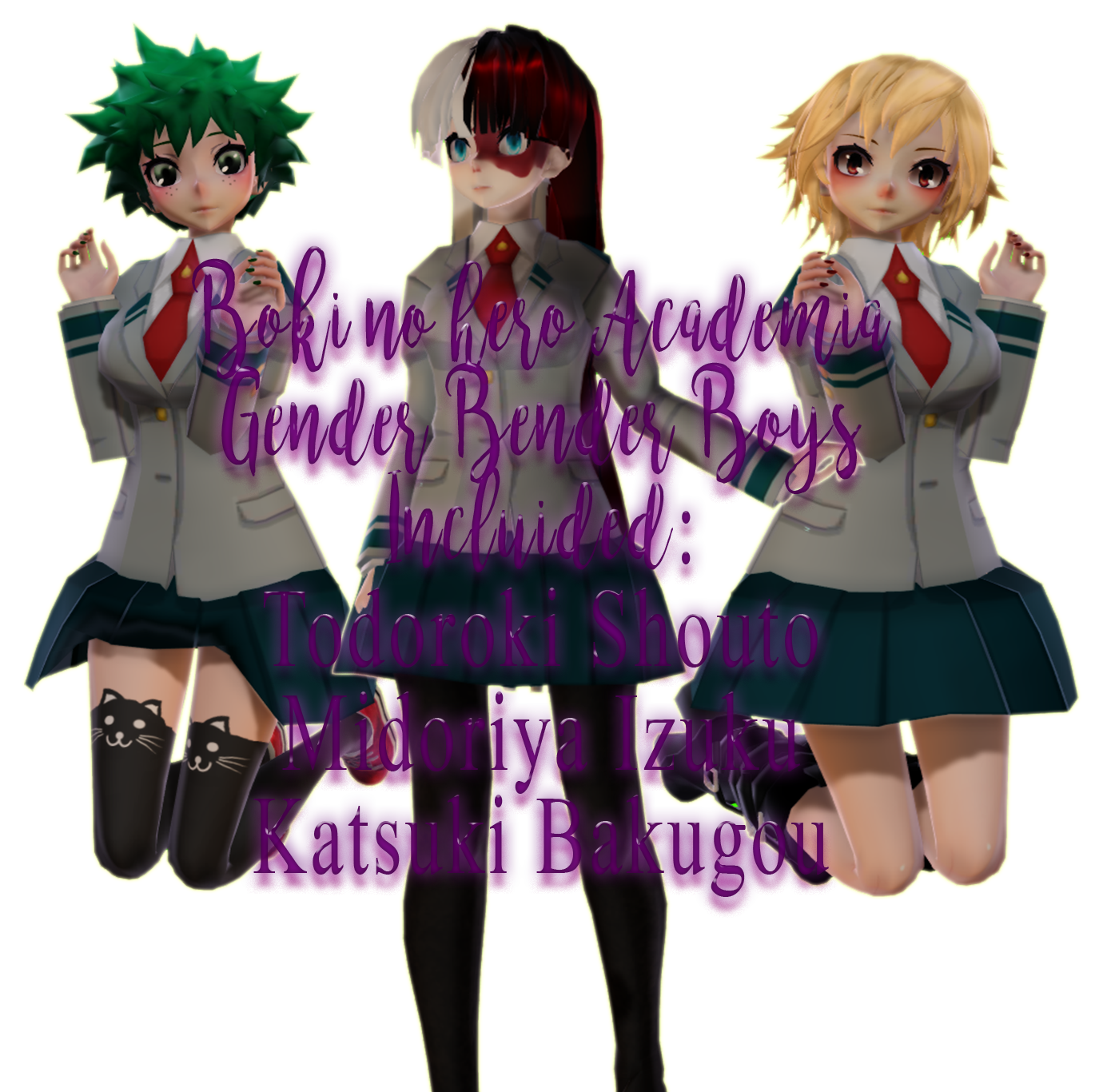 .::MMD::.Boku No Hero Academia Boys GB (DL Models) by KarlaElPanda on ...