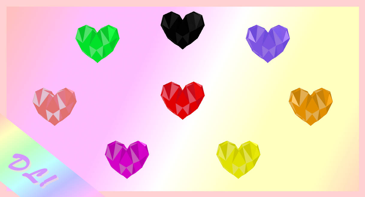 MMD Low-Poly Heart ~DL!~ by That-Alex on DeviantArt