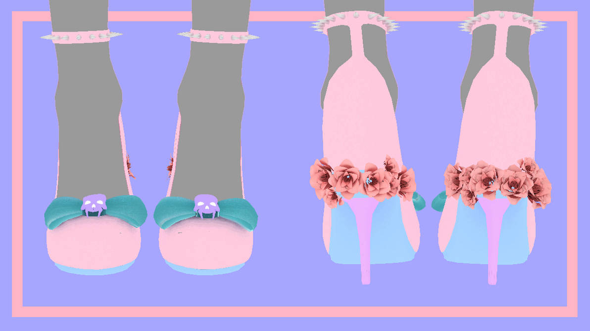 MMD Pastel Goth Shoes ~DL!~ by That-Alex on DeviantArt