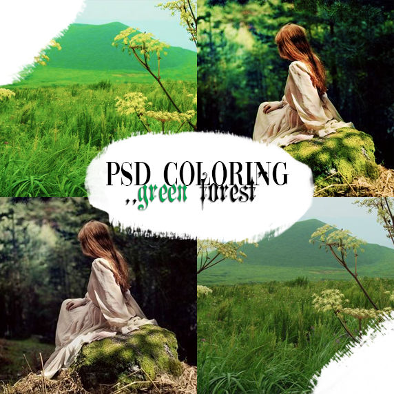 Psd Coloring #2 (green forest) by MIvanova3 on DeviantArt