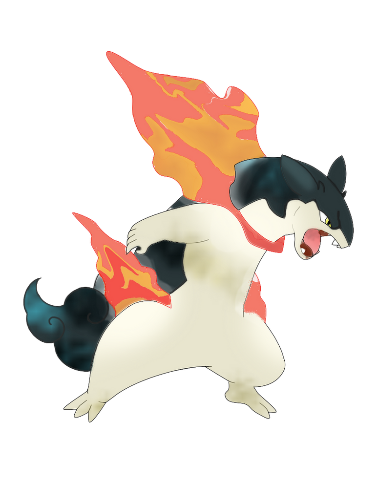 Mega Typhlosion (Updated) by Hyperagua on DeviantArt