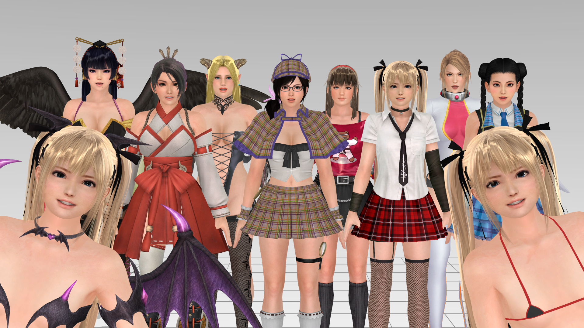 [MMD] DOA5 Model Pack Leftovers - DL by MrWhitefolks on DeviantArt