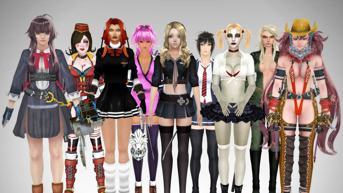 [MMD] Girls of Action Pack - DL by MrWhitefolks on DeviantArt