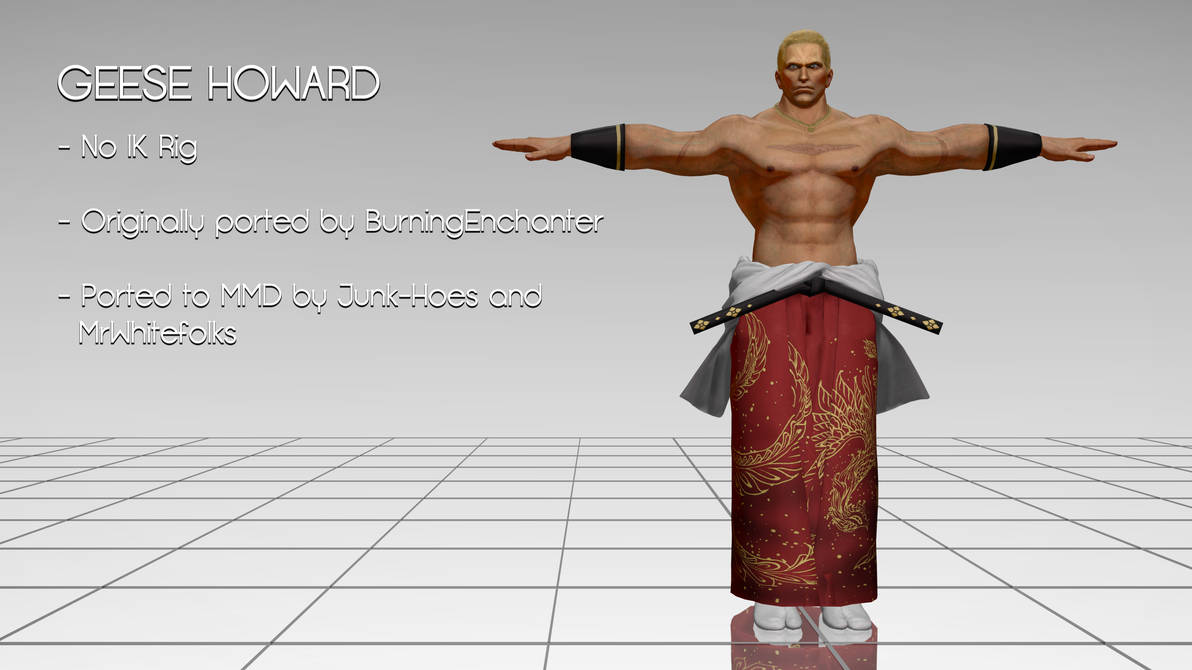 [MMD] Geese Howard (Tekken 7) - DL by MrWhitefolks on DeviantArt