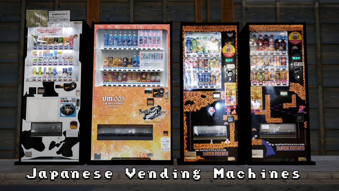 [MMD] Japanese Vending Machines - DL by MrWhitefolks on DeviantArt
