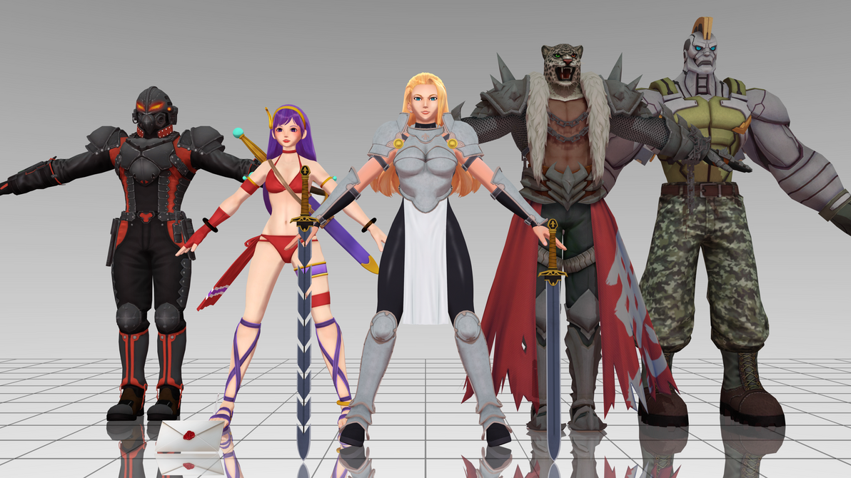 [MMD] SNK Fighter Pack -- DL by MrWhitefolks on DeviantArt