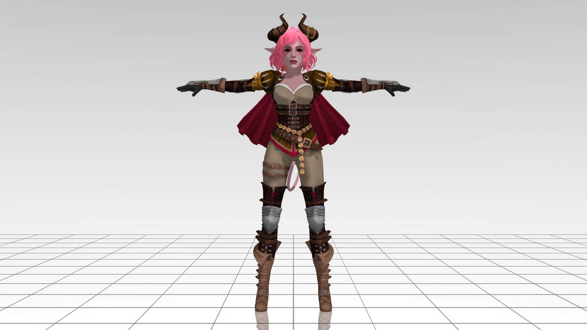 [MMD] Nixie the Tiefling - DL by MrWhitefolks on DeviantArt