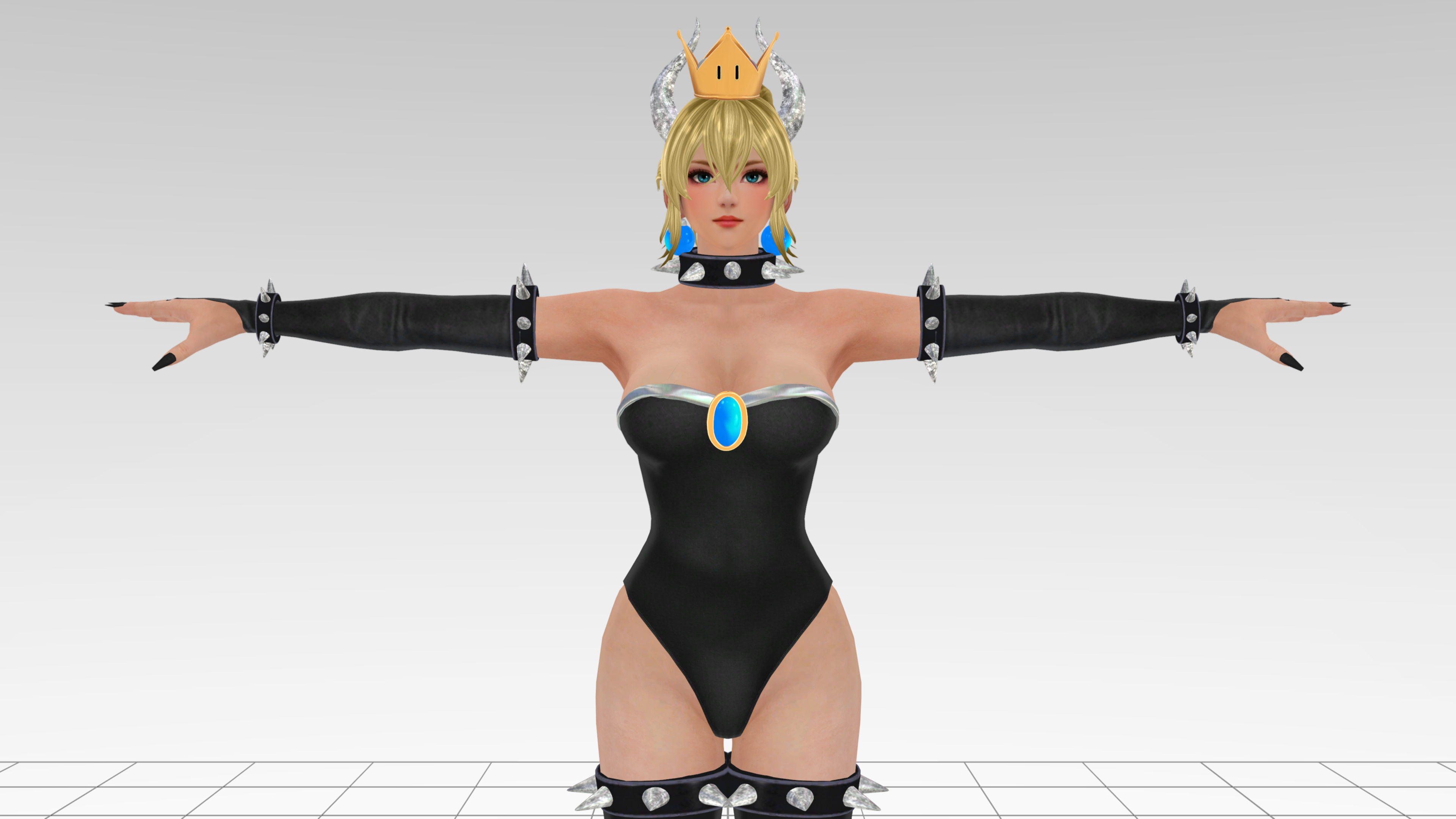 [MMD] Bowsette DOA Version -- DL by MrWhitefolks on DeviantArt