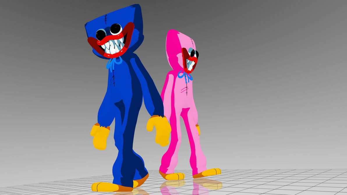 [MMD] FNF Huggy Wuggy and Kissy Wissy -- DL by MrWhitefolks on DeviantArt