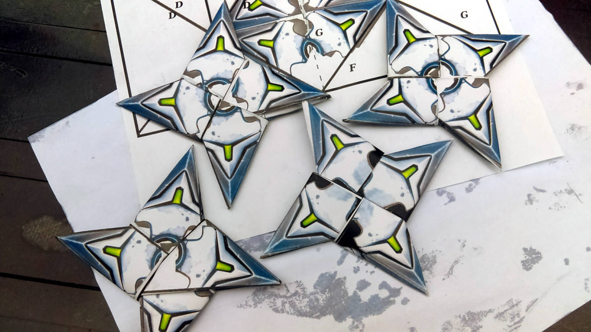 [overwatch] Genji Shuriken template. by bobdotexe on DeviantArt