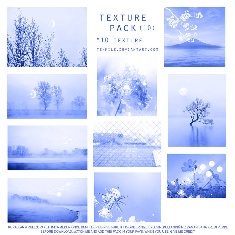 Texture Pack 10 (Blue Ocean) by Tekmile on DeviantArt