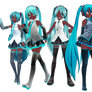 MMD Black Miku V3 [Koron Style] by DesertDraggon on DeviantArt
