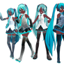 MMD Black Miku V3 [Koron Style] by DesertDraggon on DeviantArt