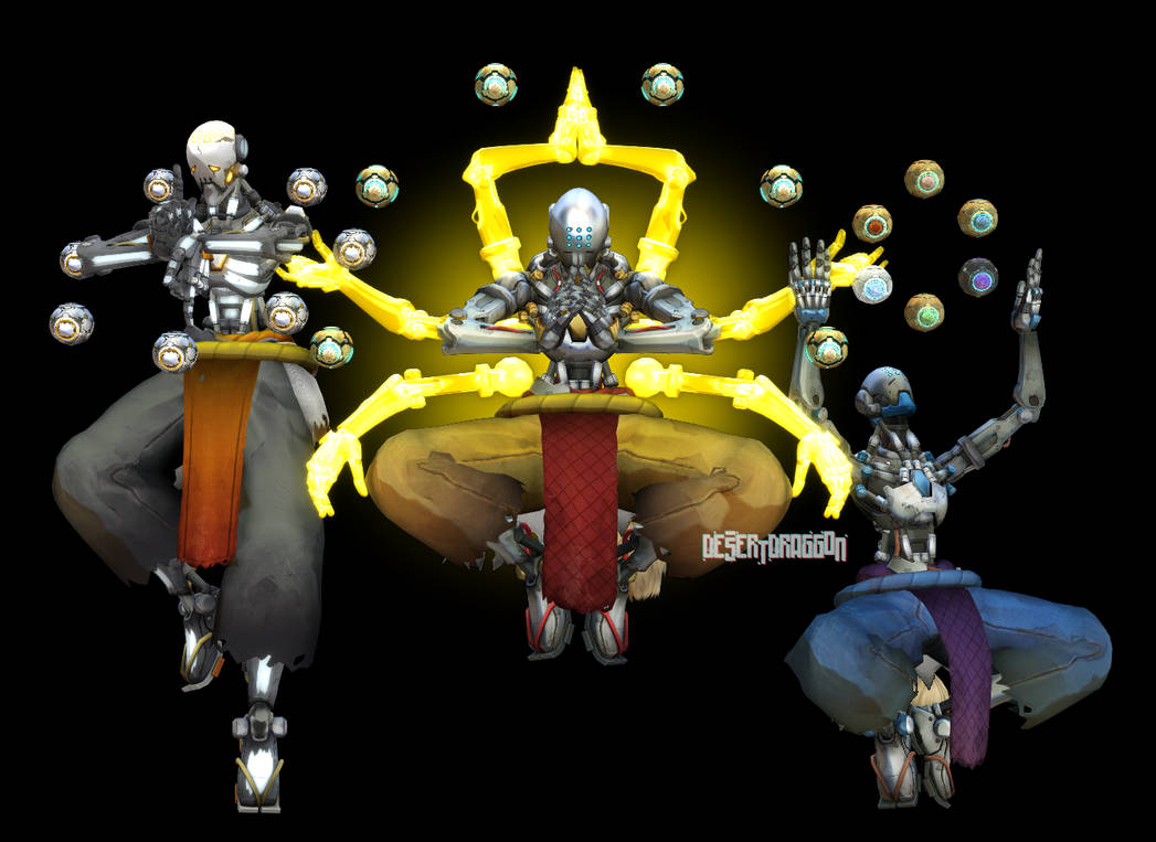 MMDxOverwatch: Zenyatta DL by DesertDraggon on DeviantArt
