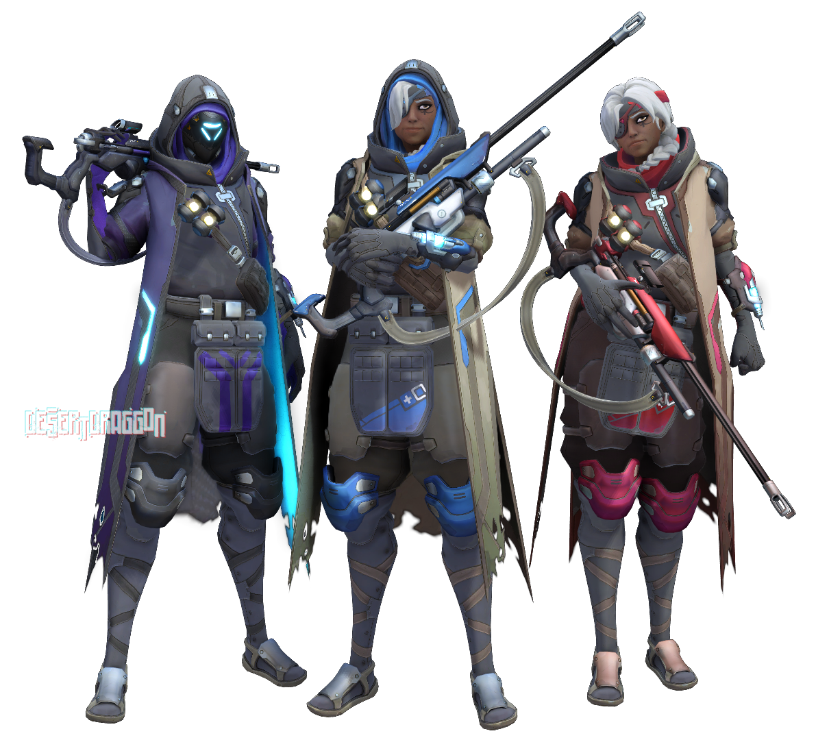 MMDxOverwatch: Ana by DesertDraggon on DeviantArt