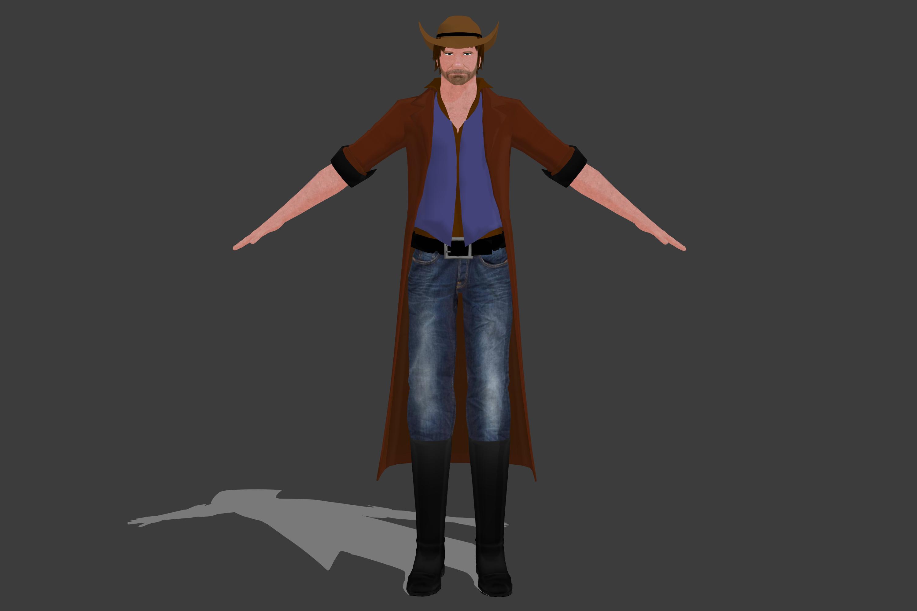 MMD Chuck Norris by DavidStarrk on DeviantArt