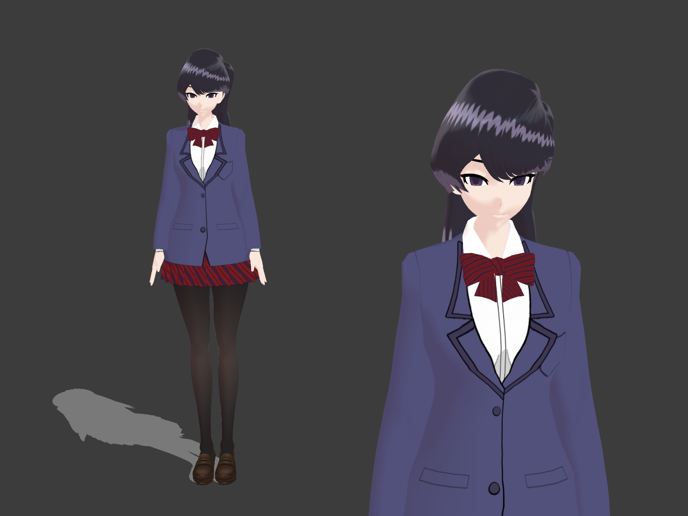 Komi Shouko (Komi-san) V2.1 (MMD) DL by DavidStarrk on DeviantArt