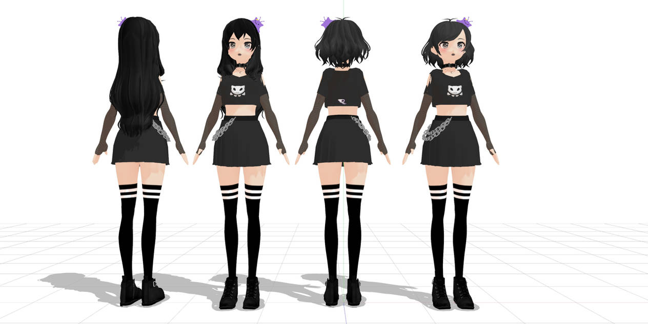 (MMD) NimuVT (gotica) DL by DavidStarrk on DeviantArt