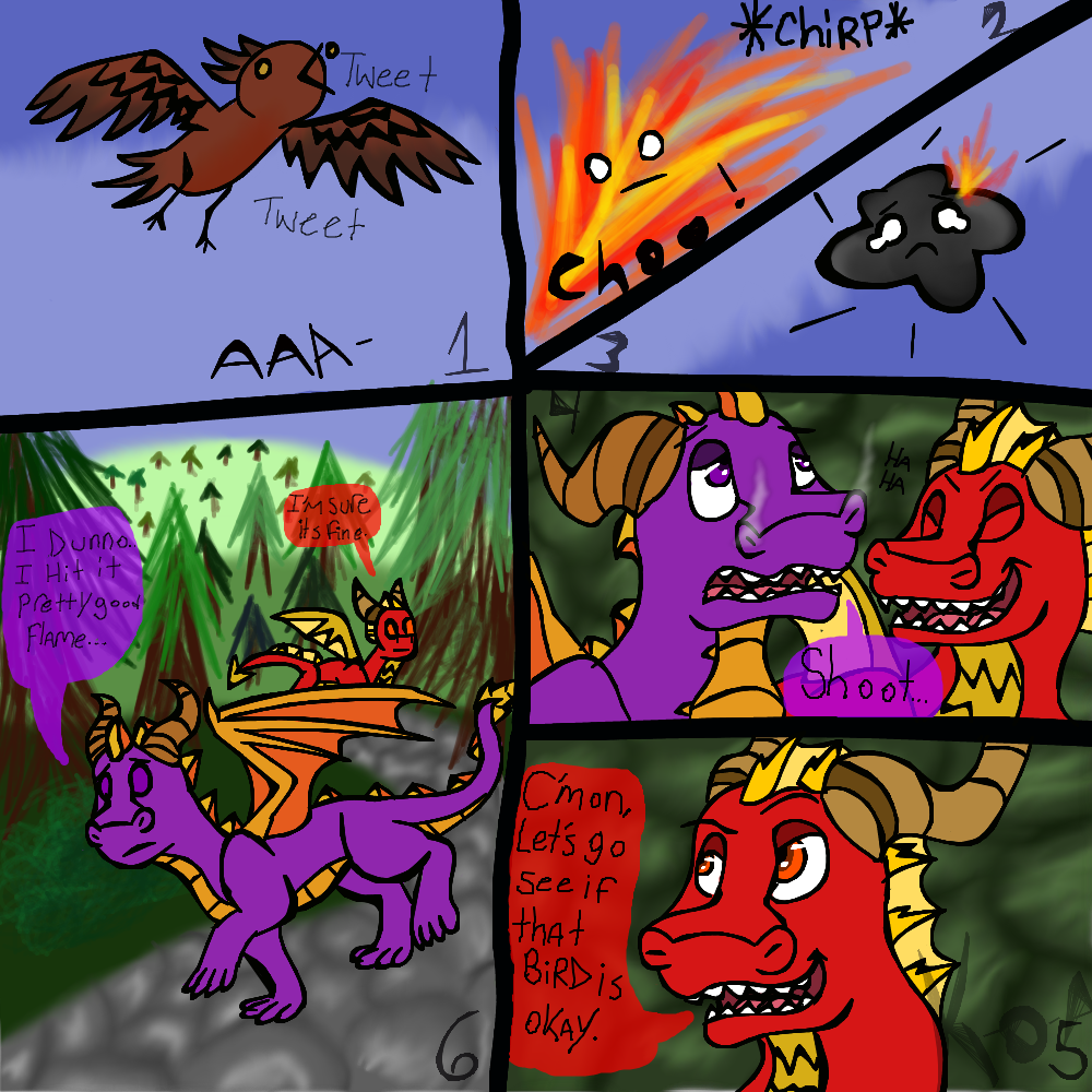 Spyro Flame comic 1 by Knight-Of-Ares on DeviantArt