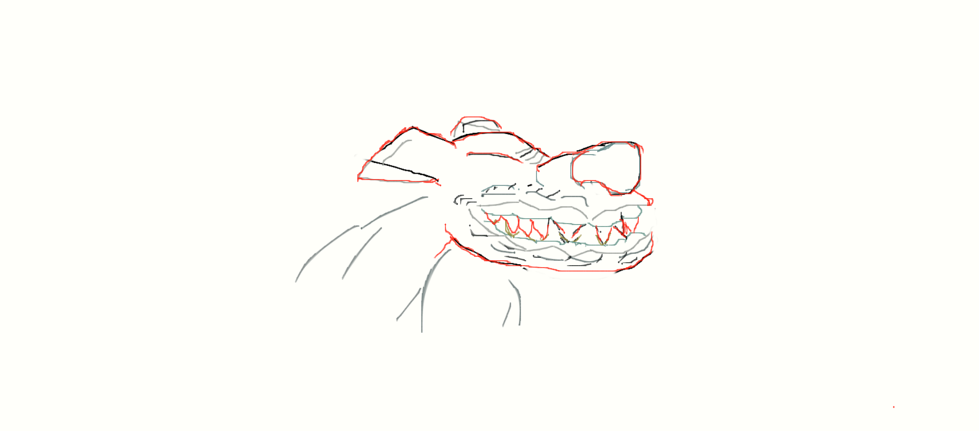 Rough Sketch TR Snarl step 2 Copy by ReaverPan on DeviantArt