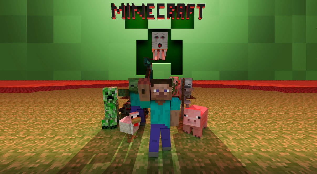 Minecraft Creeper background by Aliascor on DeviantArt