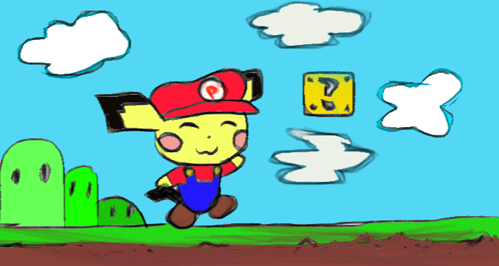 Pichu Mario by Animestrider75 on DeviantArt