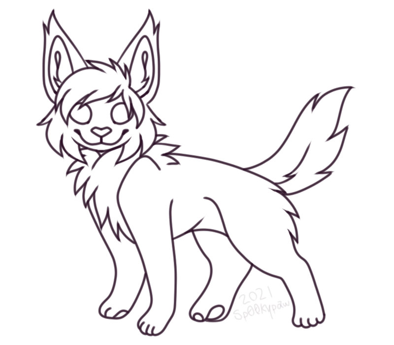 Lynx Base (f2u) by nymphbat on DeviantArt