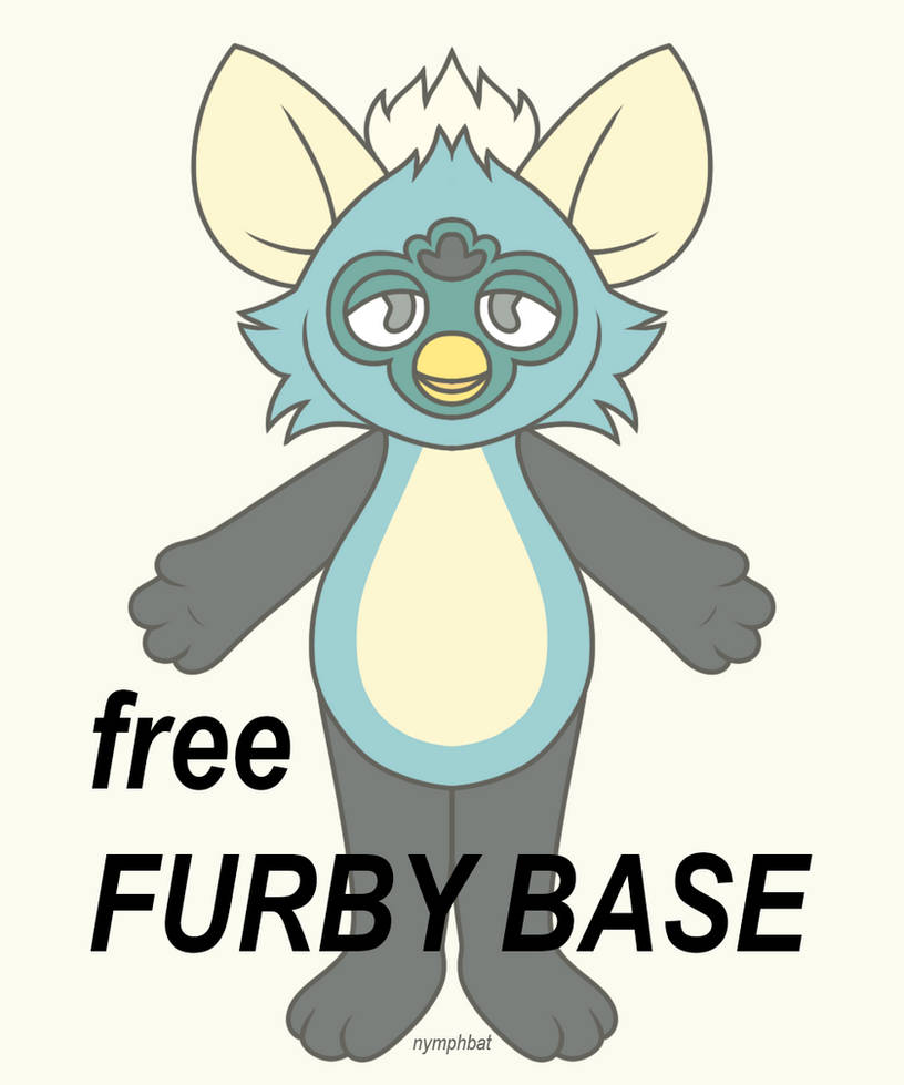 ANTHRO FURBY BASE f2u by nymphbat on DeviantArt
