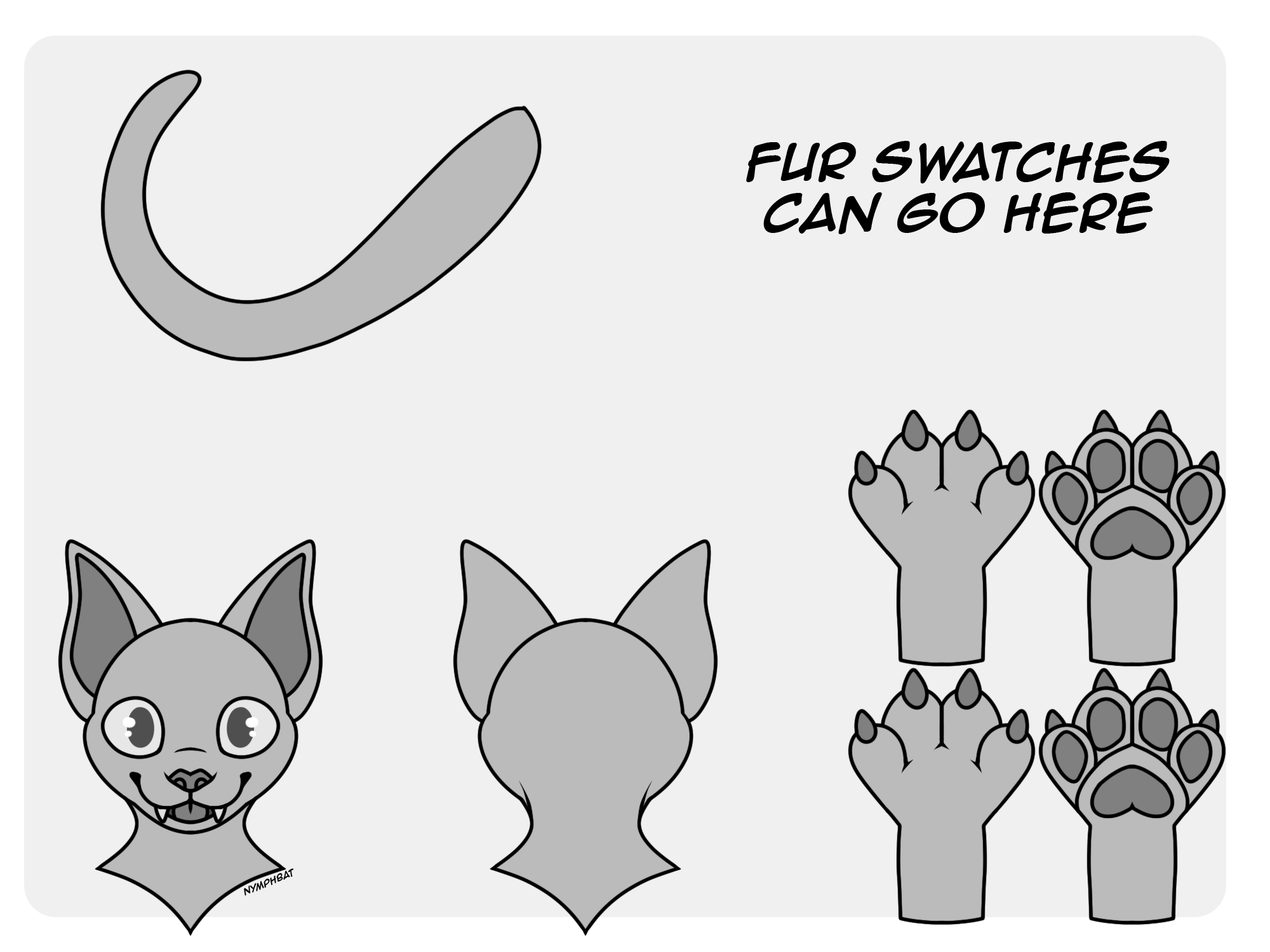 F2U FURSUIT CONCEPT BASE by nymphbat on DeviantArt