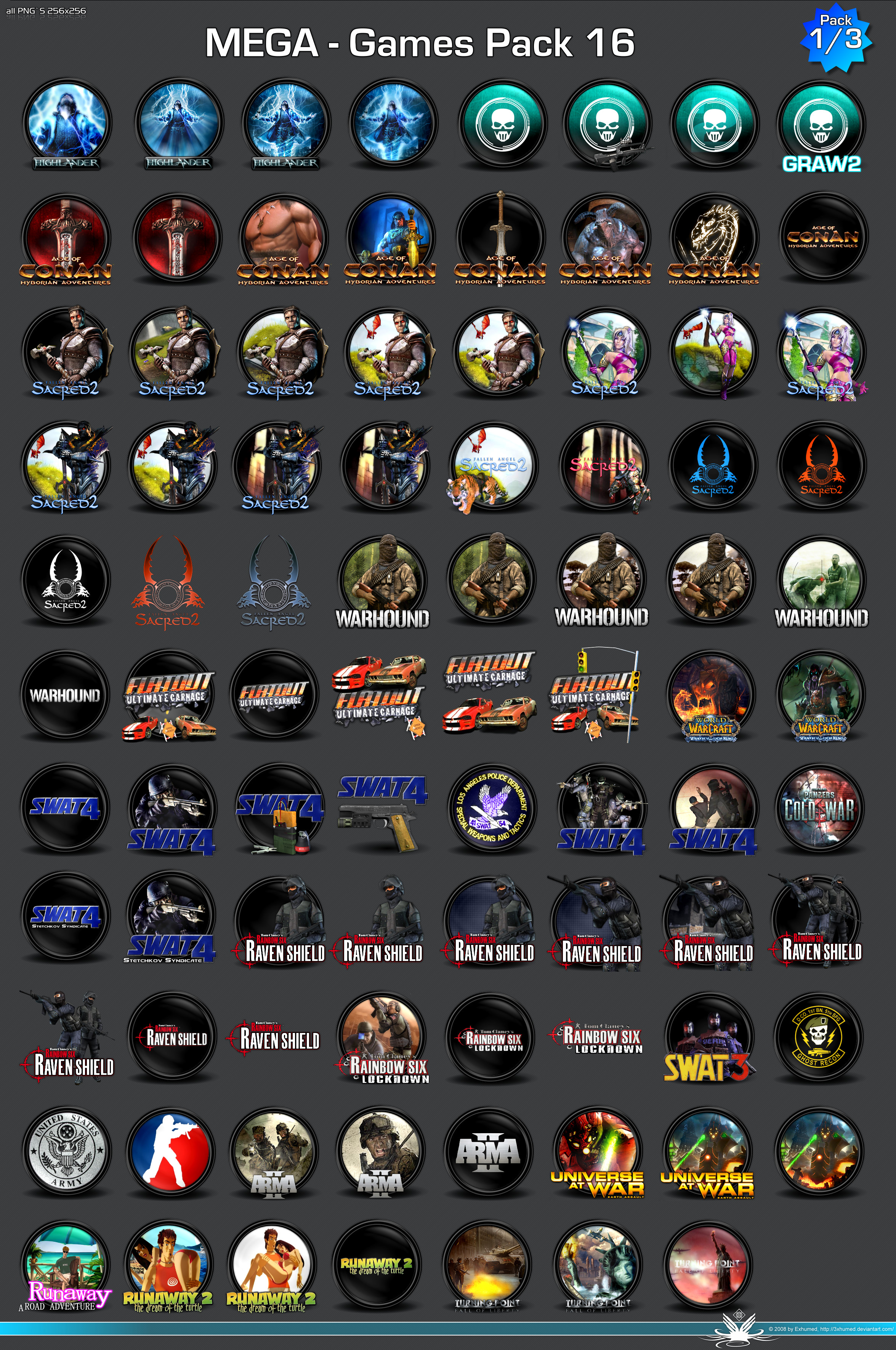 MEGA Games Pack 16 1of3 by 3xhumed on DeviantArt