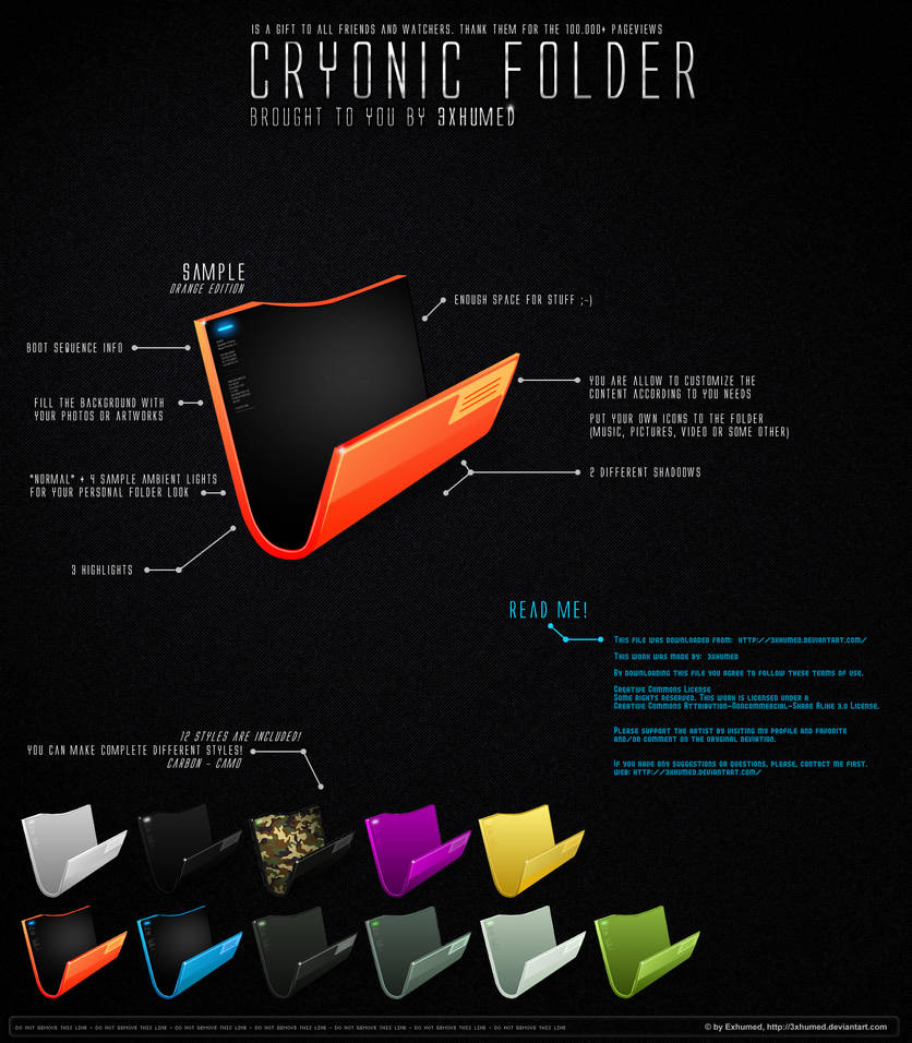Cryonic Folder by 3xhumed on DeviantArt