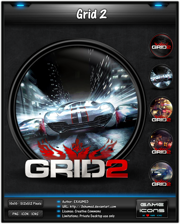 Grid 2 Game Icon Pack by 3xhumed on DeviantArt