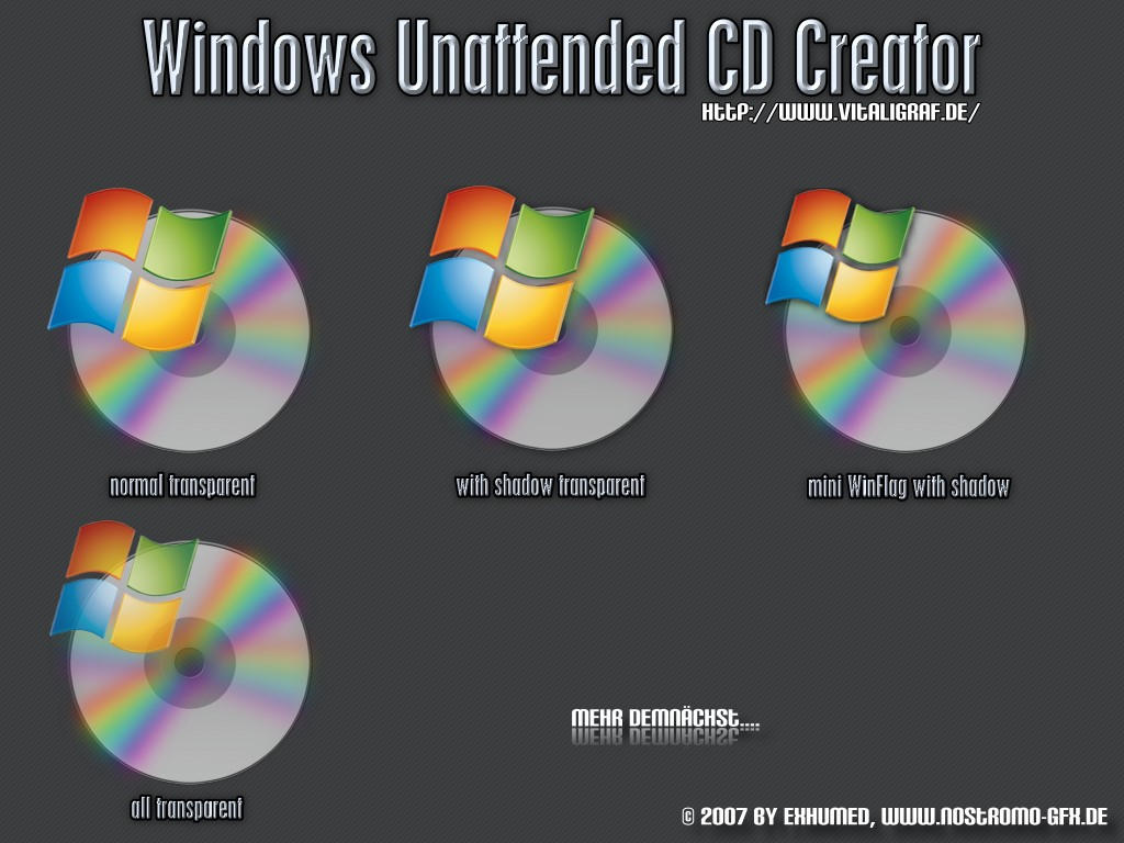 Windows Unattended CD Creator by 3xhumed on DeviantArt