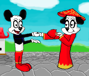 Andy Panda and Miranda in chinese dress by Fan-Universal on DeviantArt
