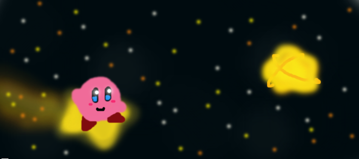 Kirby flying to pop star! by Coral-the-Corsola on DeviantArt