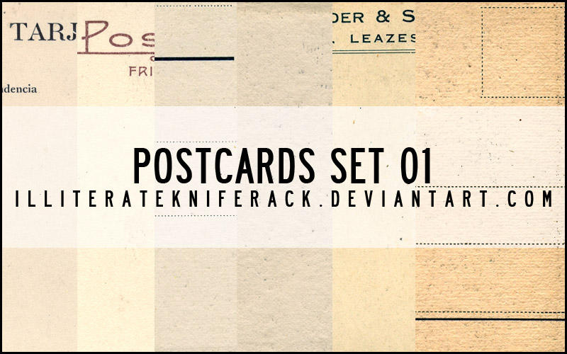 Postcards Scans Set 01 by illiteratekniferack on DeviantArt