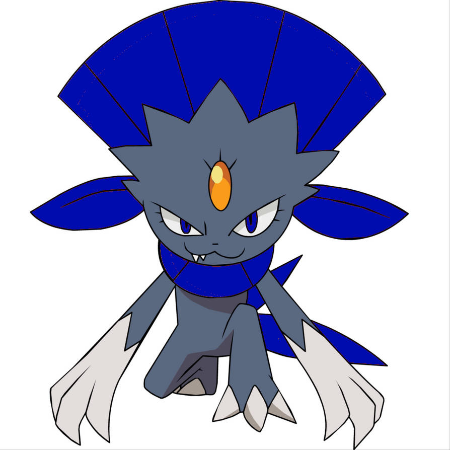 ''Shiny'' Weavile by XxBlue-FlarexX on DeviantArt