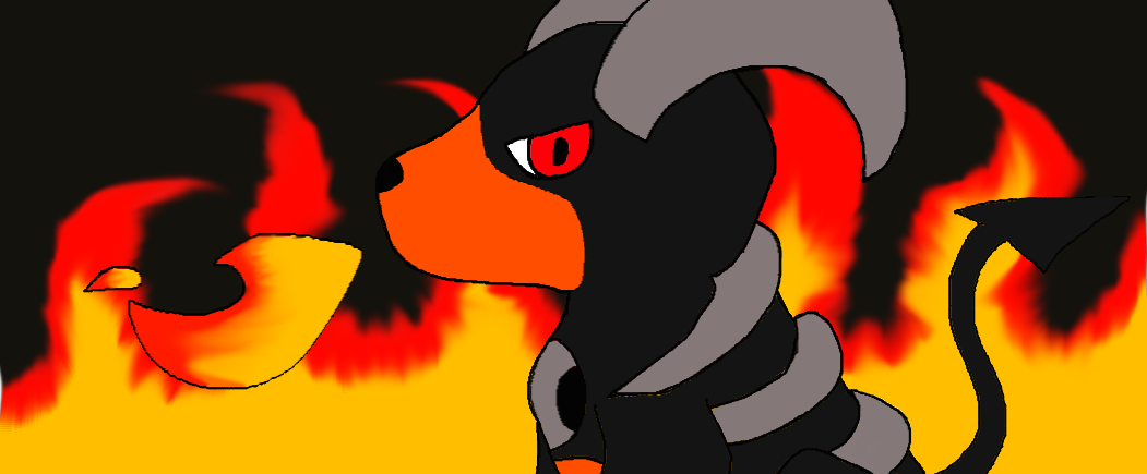 Chibi Houndoom by DragonMasterApplebee on DeviantArt