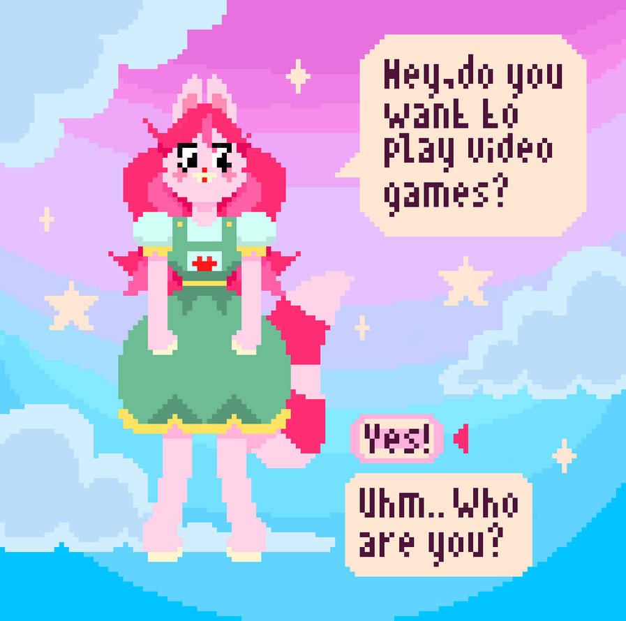 Cat Girl Pixel Art by BarabuLina on DeviantArt