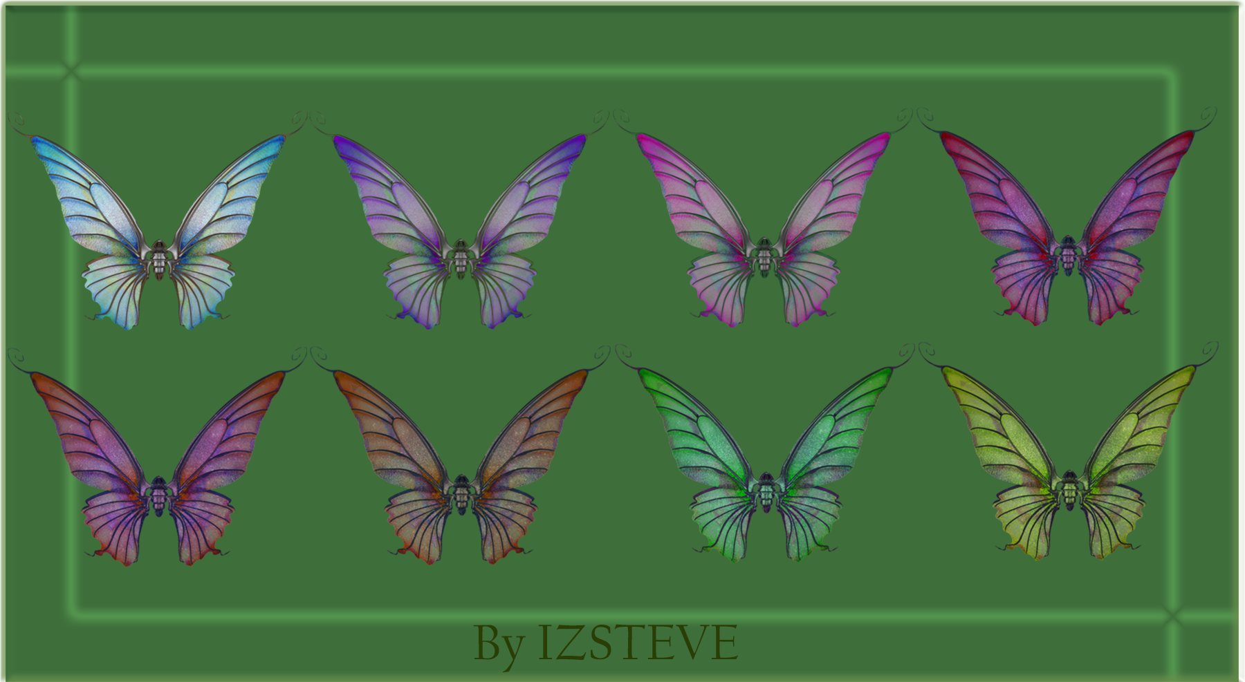 Wings Set 02 by IZSTEVE on DeviantArt