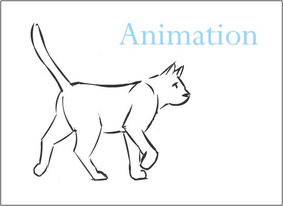 Cat walk cycle by beeliu on DeviantArt