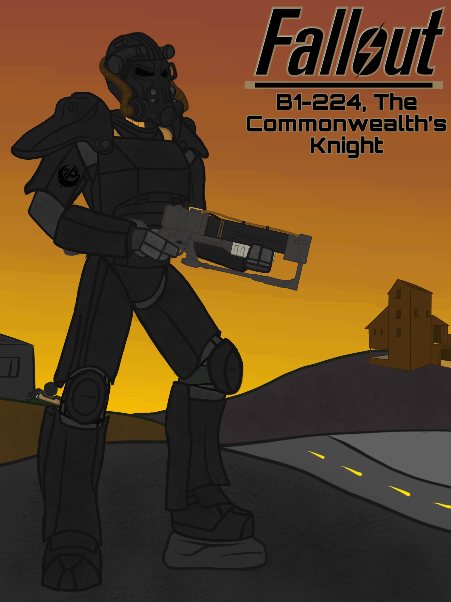 Fallout: B1-224 The Commonwealths Knight by B1BattleDroid on DeviantArt