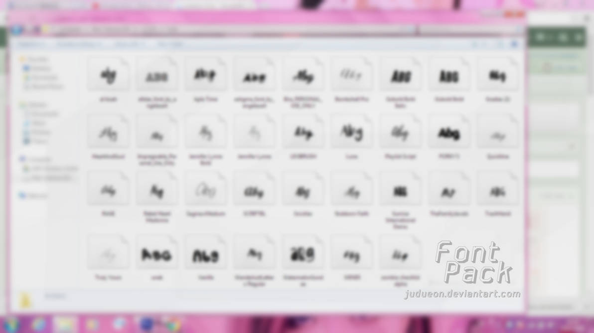 Mona Font Pack by judueon on DeviantArt