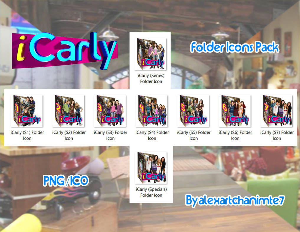 iCarly Folder Icons Pack by alexartchanimte7 on DeviantArt